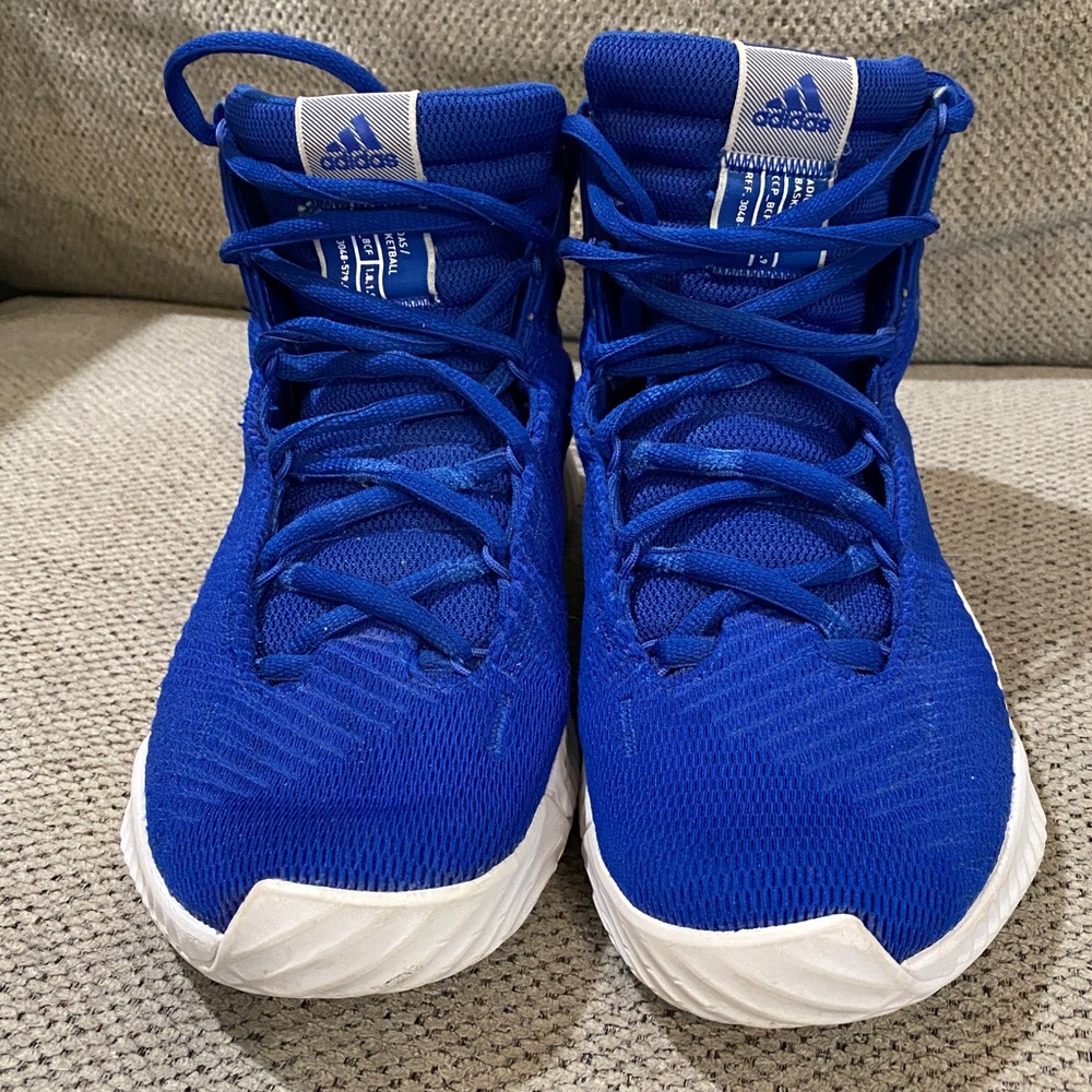 Adidas Pro Bounce Men’s Basketball Shoes-Blue/White - Gem